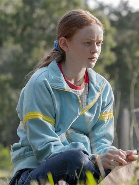 Sadie Sink Stranger Things S04 Blue Jacket The American Jackets
