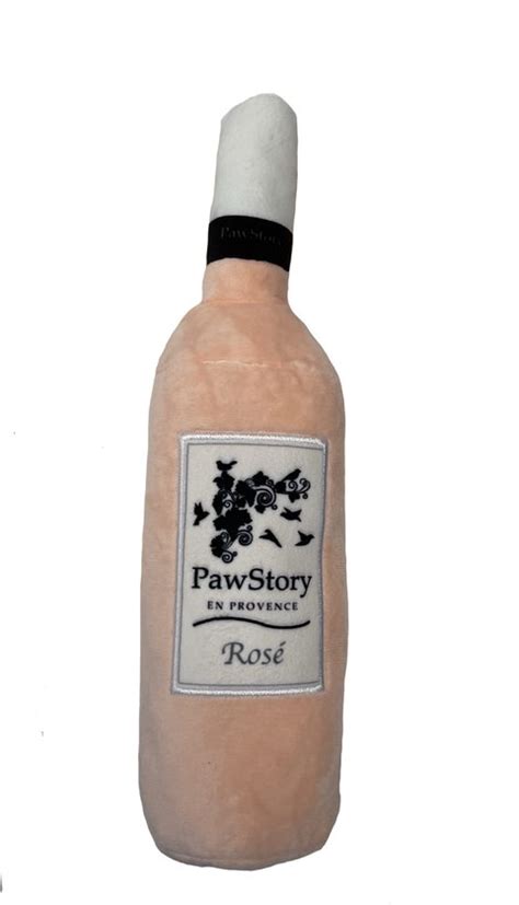 Pawstory Fun And Games Hondenspeelgoed Rosé Wijn Knuffel Bol
