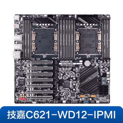 For Gigabyte C621 Wd12 Ipmi Dual Cpu Quad 4gpu Server Workstation
