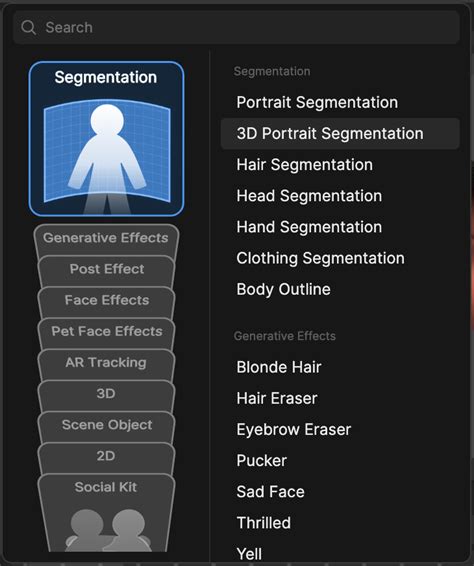 3d Portrait Segmentation Learn Tiktok Effect House