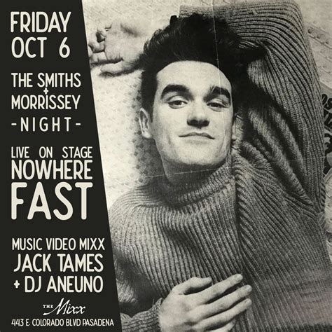 Live Smiths And Morrissey Tribute With Nowhere Fast The Mixx