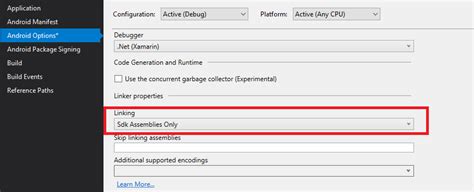 c xamarin android unable to see public property of object stack