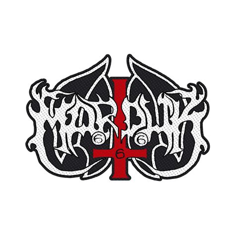 Marduk Logo Cut Out Woven Patch Heavy Metal Online