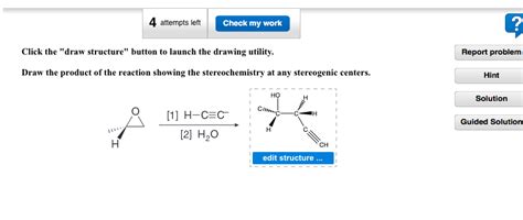 solved 4 attempts left check my work click the draw