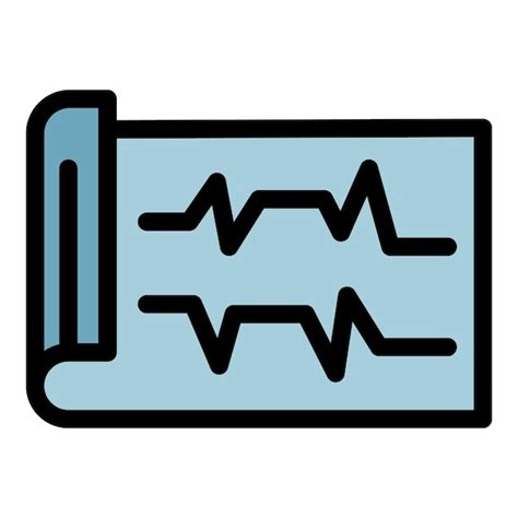 Premium Vector Ecg Printout Icon Outline Ecg Printout Vector Icon Color Flat Isolated Premium Vector Ecg Printout Icon Outline Ecg Printout Vector Icon Color Flat Isolated