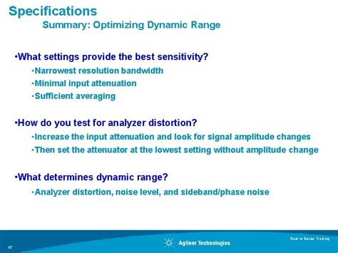 Spectrum Analysis Back To Basics Agilent Technologies Back