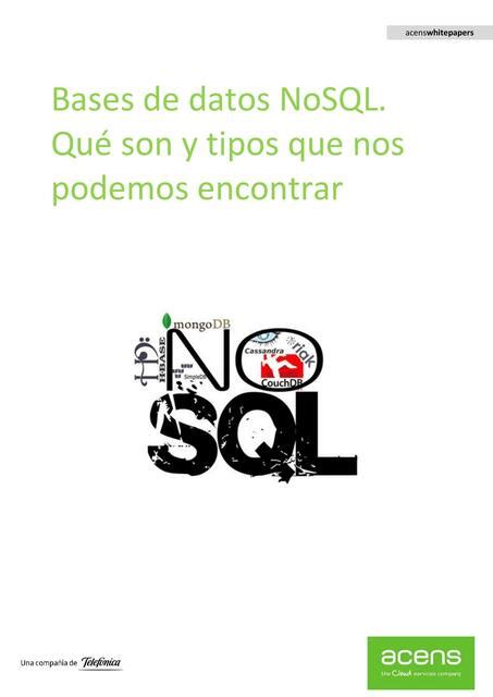 Bases De Datos NoSQL Que Son META UDocz