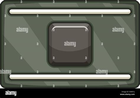 Cpu Microprocessor Chips Icon Cartoon Style Stock Vector Image Art Alamy