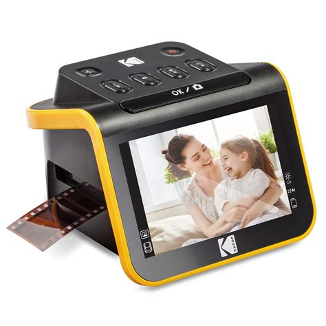 Kodak Slide N Scan Film And Slide Scanner With Large 5” Lcd Screen Convert Color And Bandw
