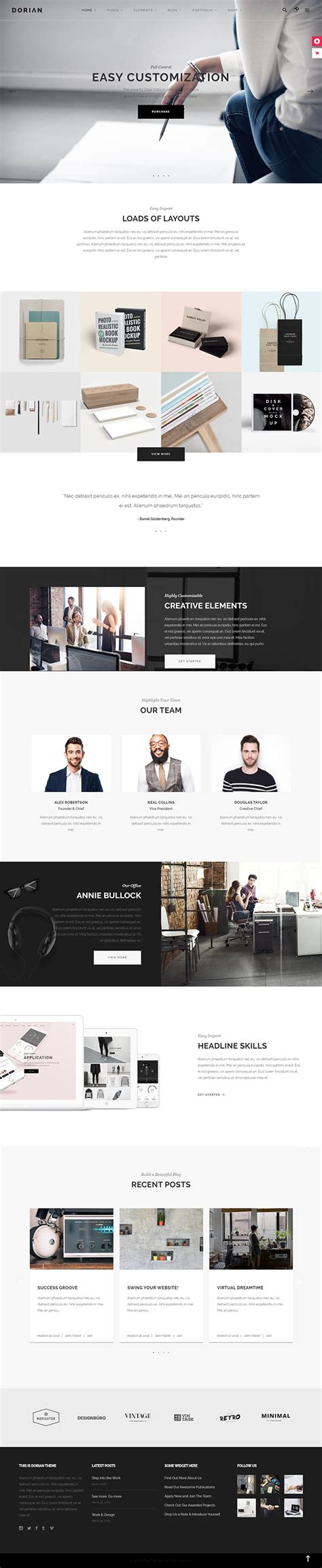Responsive Best Wordpress Themes Graphic Design Junction
