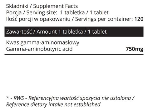 Gaba Gamma Aminobutyric Acid Sowelo Nutrition