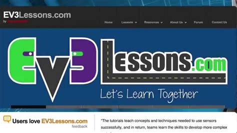 EV3 Lessons Overview YouTube