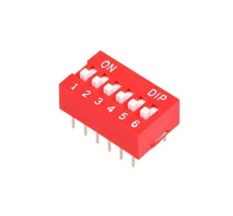 Dip Switch Afbryder 2 54mm 6 Position Ardustore Dk