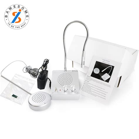 Counter Intercom Bank Window Intercom System Bank Window Teller Aluminum Alloyed Silver Color