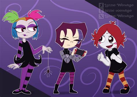 Goth Girls By Lizzie Wendigo On Deviantart