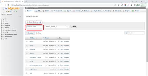 How To Create A Mysql Database Using Xampp In Php