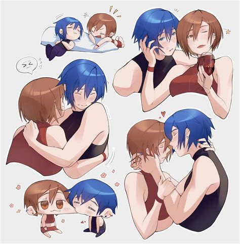 Kaito And Meiko Vocaloid Drawn By Bqcrop Danbooru