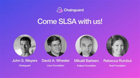 Eclipse Foundation On Twitter Tomorrow Come Slsa W Chainguard Dev Eclipsefdn Theopenssf