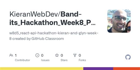 Github Kieranwebdevband Itshackathonweek8project W8d5react Api Hackathon Kieran And Glyn