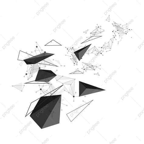 Abstract Polygon Pattern Vector Design Images Abstract Floating Polygon Vector Polygon