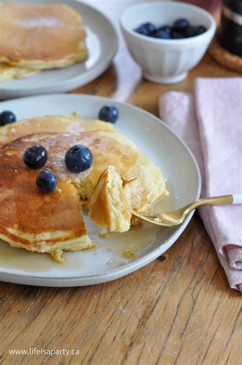 Easy Small Batch Pancakes For Two Recipe Life Is A Party