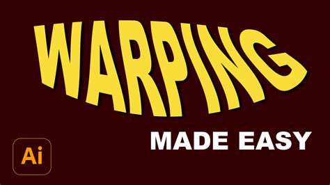 Warping Text In Adobe Illustrator Made Easy