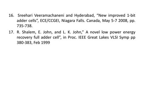 PPT A NEW 5 TRANSISTOR XOR XNOR CIRCUIT BASED ON THE PASS TRANSISTOR LOGIC PowerPoint