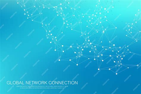 Premium Vector Global Network Connection Concept Vector Illustration