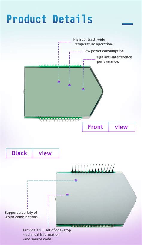 Lcd Segment Display Factory Alien Segment Code Screen
