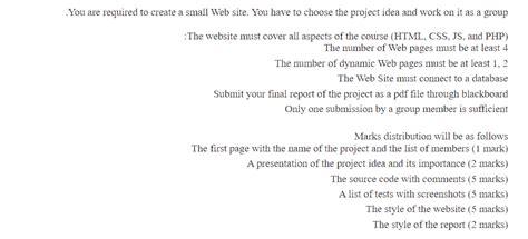 Solved In This Assignment You Need To Build A Website Chegg
