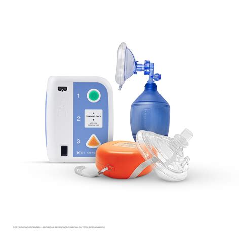 Desfibrilador De Treinamento Em Portugês Ambu E Pocket Mask Shopee Brasil