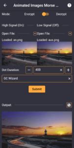 What Does The Animated Images Morse Code Function Do GC Wizard