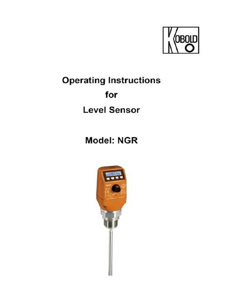 Manual Tdr Level Transmitter Ngr Pdf Manual Tdr Level Transmitter Ngr Pdf