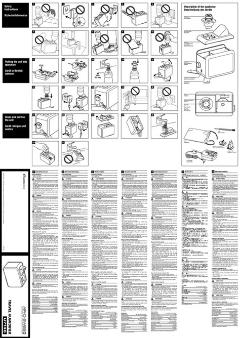 User manual Boneco U7146 (English - 1 pages)