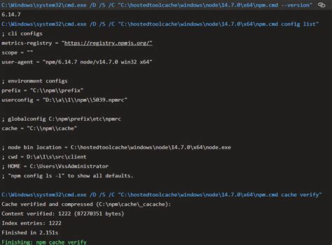Azure Devops Enoent Issue With Npm Caching Stack Overflow