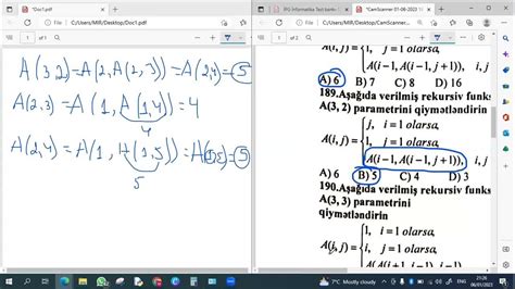 Alqoritmlərdə Rekursiv Funksiyalar Youtube