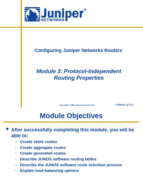 module 3 protocol independent routing properties pdf routing