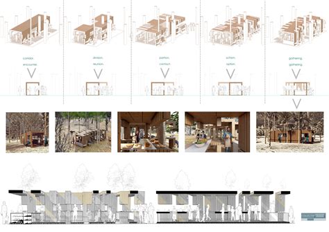 Architecture Project Timber Community Spaces Interwoven With Natural