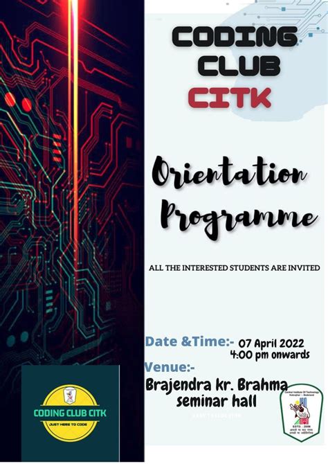 Coding Club Citk On Linkedin Coding Team Work