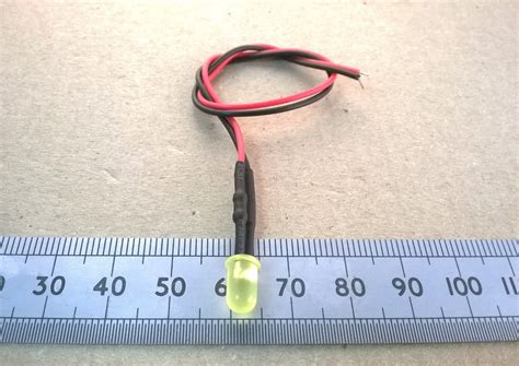 Led 5mm 12v Pre Wired 12 Volt Diffused Lens Various Colors Constant Etsy