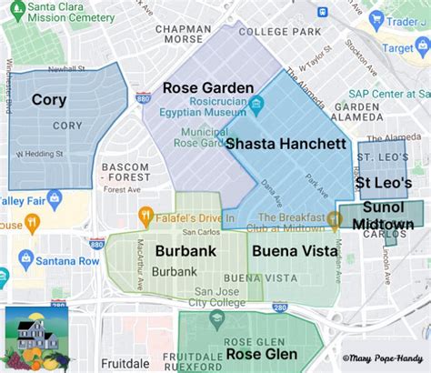 The Burbank Neighborhood In San Jose Valley Of Heart S Delight Blog
