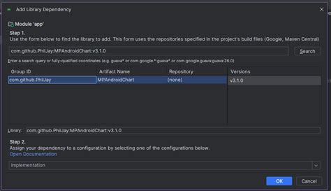 android errors in importing mpandroidchart invalid catalog