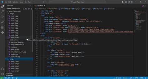 Completed Codealpha Project Music Player Vimalesh R K Posted On The