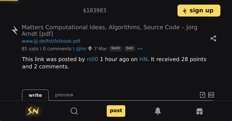 Matters Computational Ideas Algorithms Source Code Jorg Arndt Pdf Stacker News ~tech