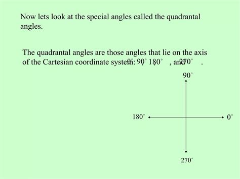 Trigonometry Functions Of General Angles Reference Angles Ppt