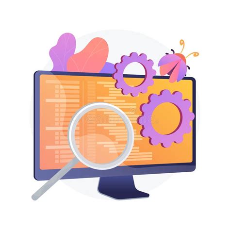 Software Testing Vector Concept Metaphor Stock Vector Illustration Of