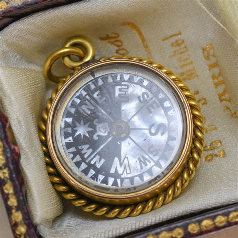 Victorian 18k Gold And Sardonyx Compass Pendant Butter Lane Antiques