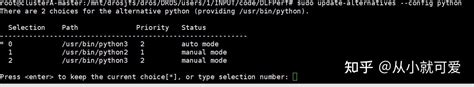 Linux中切换默认Python版本 知乎