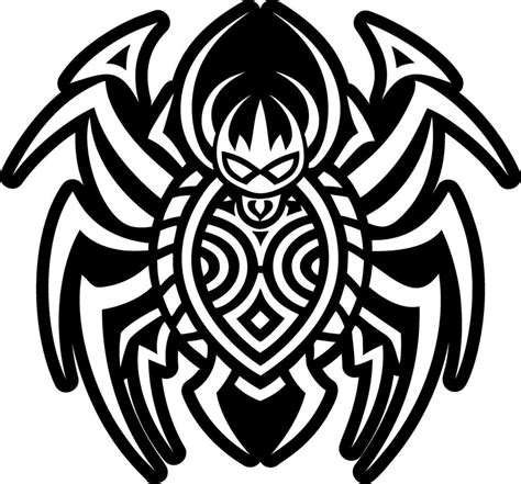 A Solid Style Icon Of Spider Symbol 66528470 Vector Art At Vecteezy