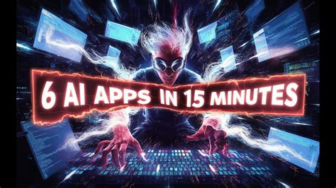 Lightning Fast Build 6 AI Apps In 15 Minutes Using Cursor IDE Open
